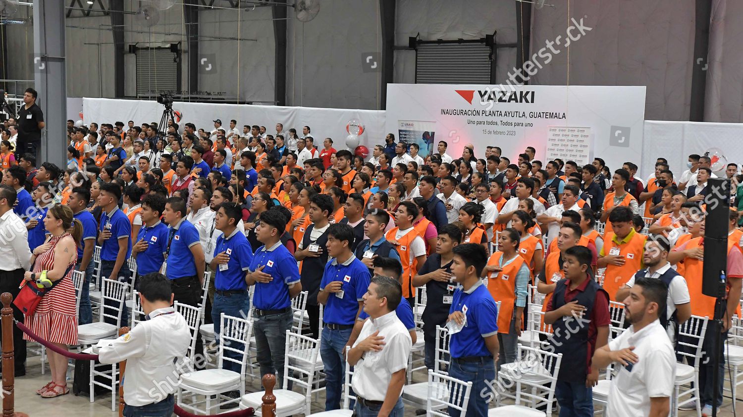 People Attend Inauguration New Yazaki Factory Editorial Stock Photo ...
