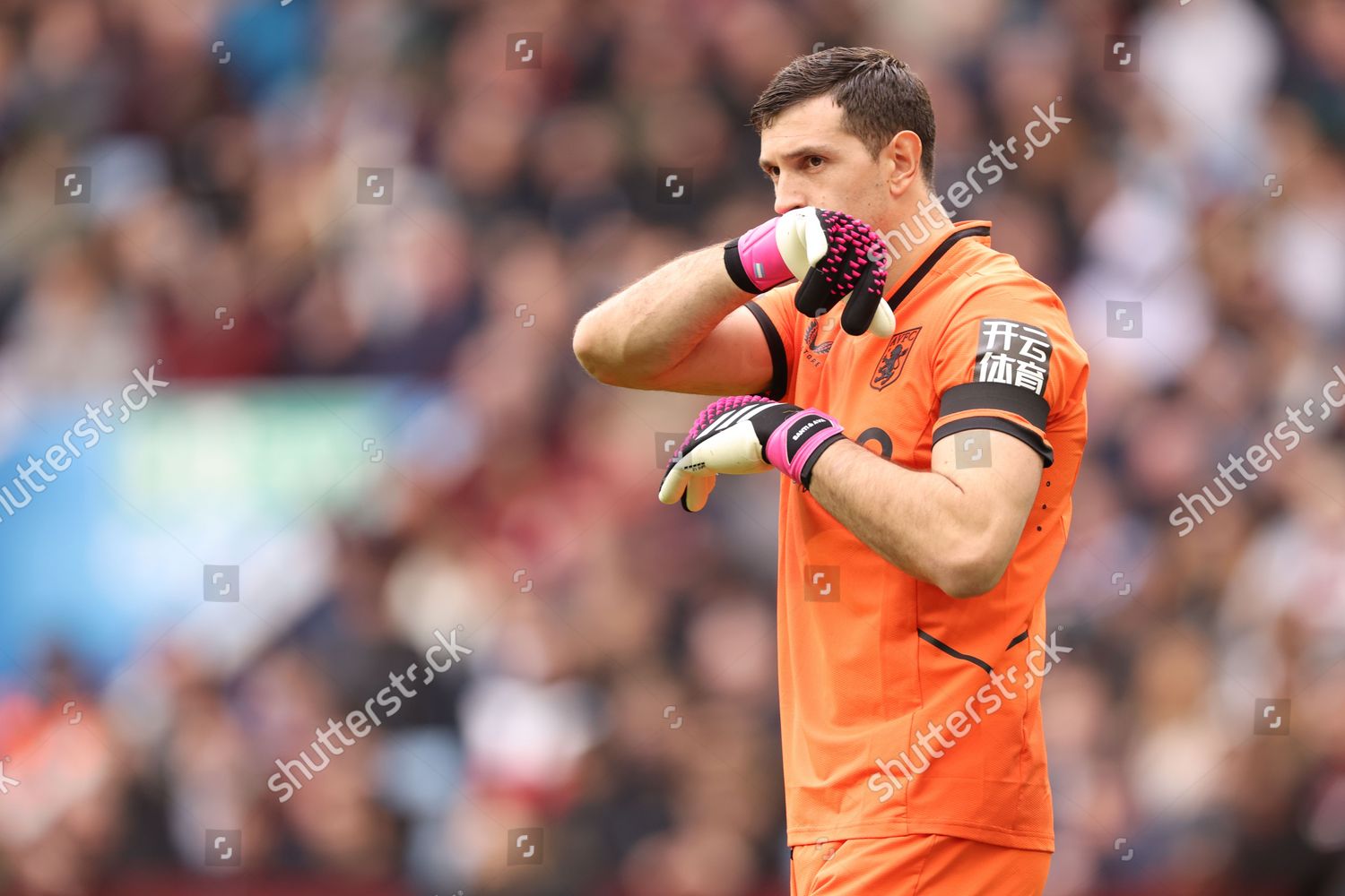 Goal Keeper Emiliano Martinez Aston Villa Editorial Stock Photo - Stock ...