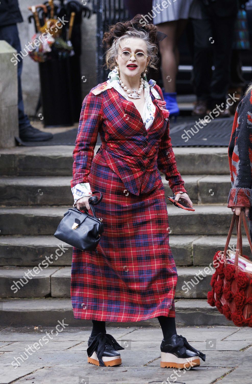 Helena Bonham Carter Family Friends Celebrities Editorial Stock Photo ...