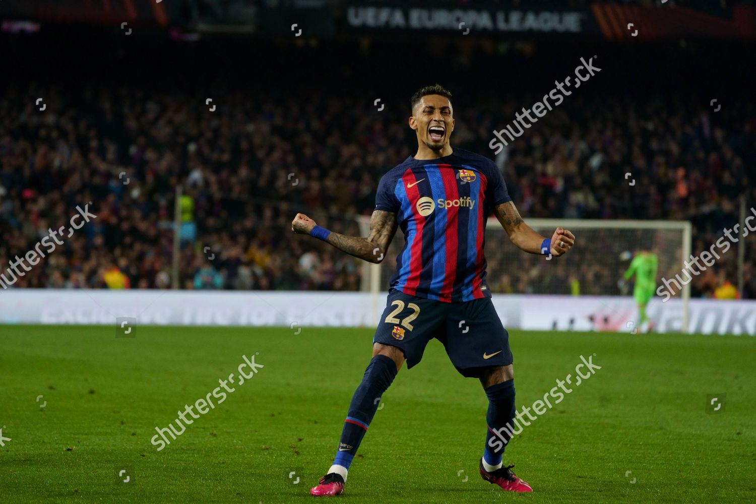 Raphinha Celebration After Scoring Equalising Goal Editorial Stock ...