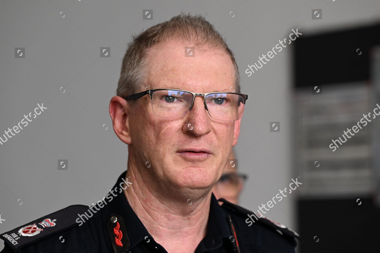 Queensland Fire Emergency Services Qfes Commissioner Editorial Stock ...
