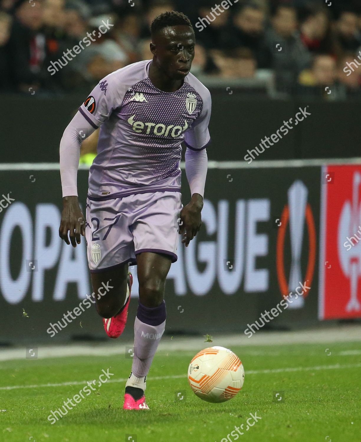 Krepin Diatta Monaco During Uefa Europa Editorial Stock Photo - Stock ...