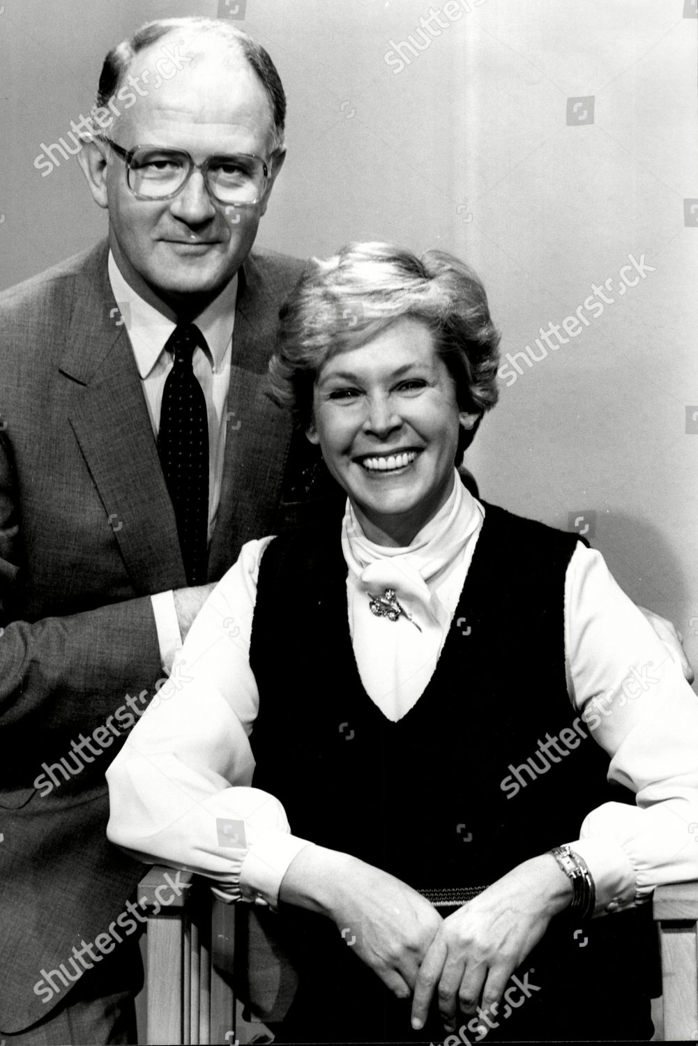 Newsreader Andrew Gardner Pat Harper Editorial Stock Photo - Stock ...