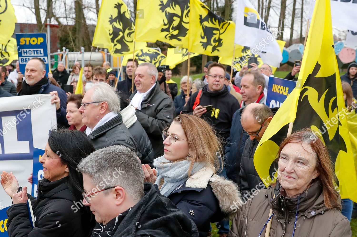 Flemish Rightwing Vlaams Belang Vb Party Editorial Stock Photo - Stock ...