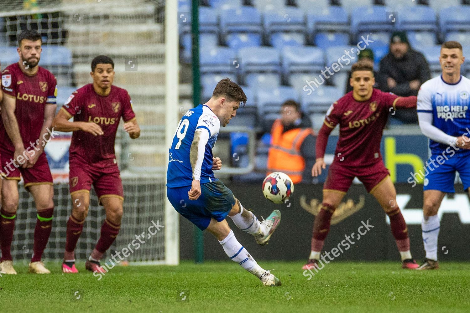 Callum Lang 19 Wigan Athletic Has Editorial Stock Photo - Stock Image ...