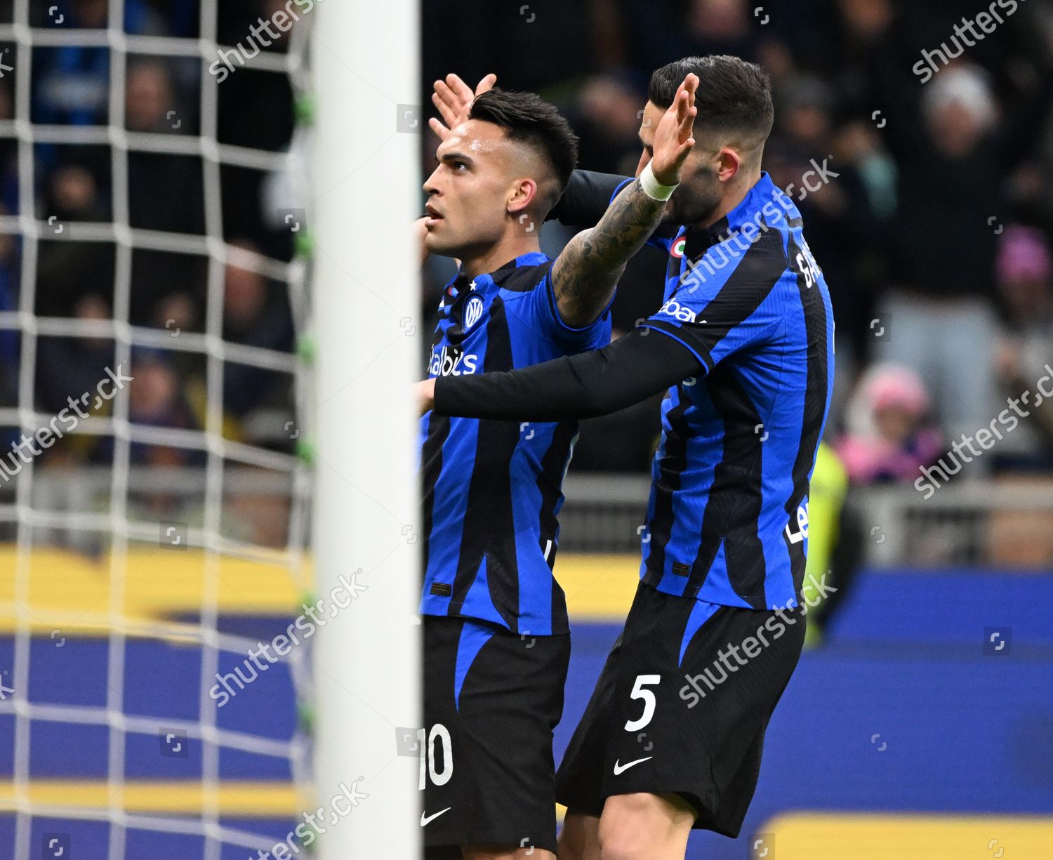 Fc Inters Lautaro Martinez L Celebrates Editorial Stock Photo - Stock ...