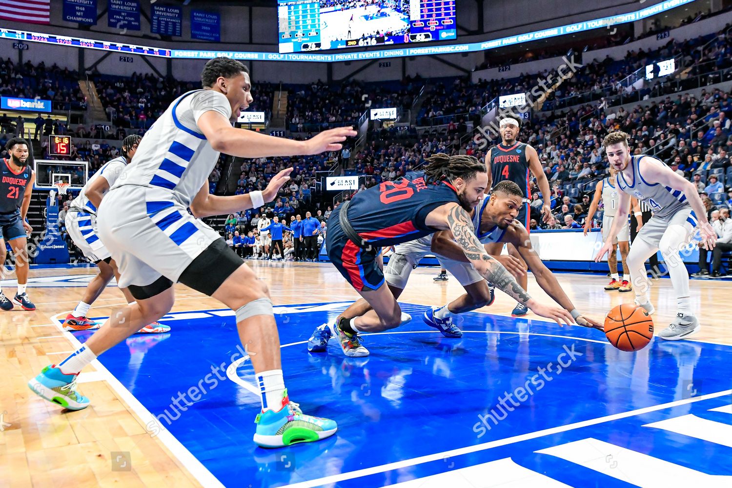 Duquesne Dukes Forward Joe Reece 20 Editorial Stock Photo - Stock Image ...