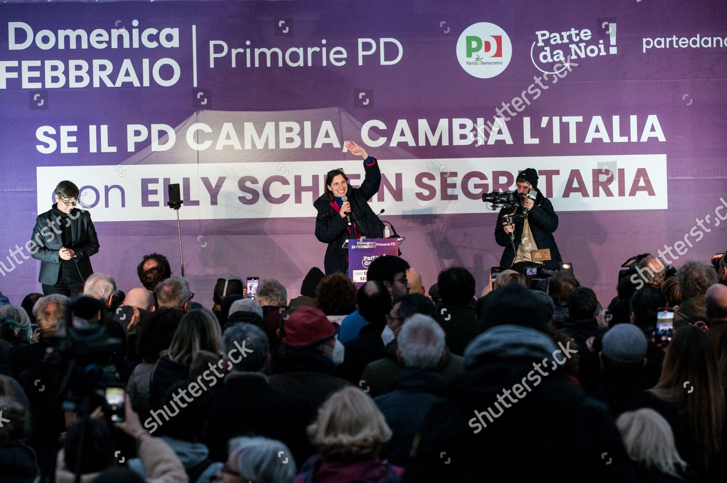 Italian Mp Candidate General Secretary Democratic Editorial Stock Photo ...