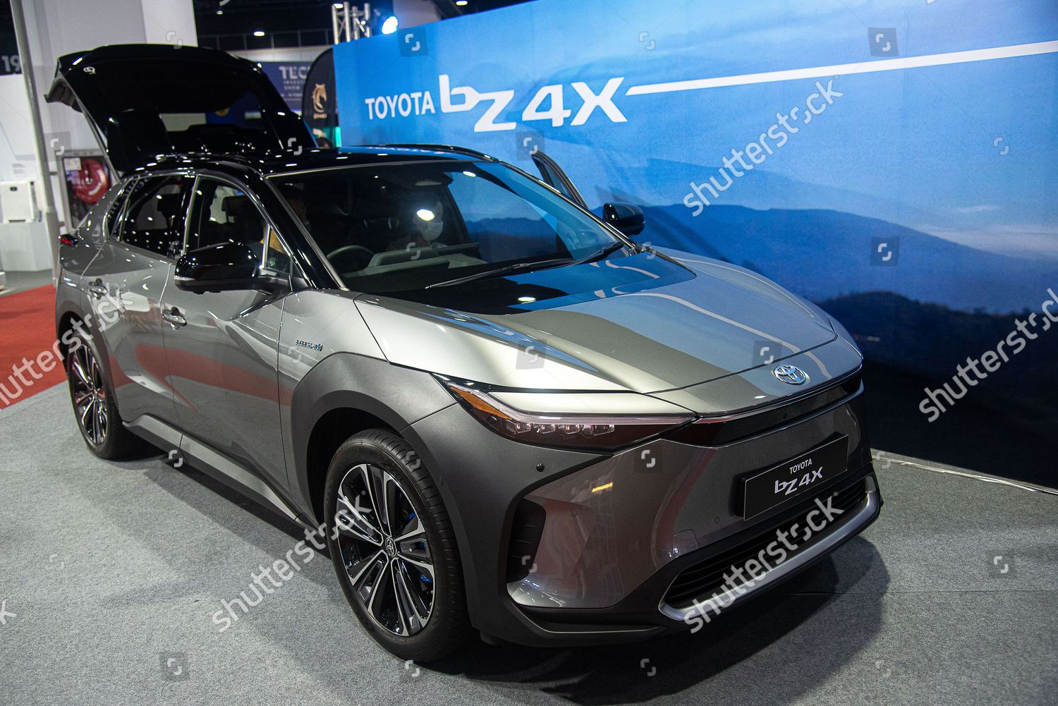 Toyota Bz4x Car Seen During Bangkok Editorial Stock Photo - Stock Image ...