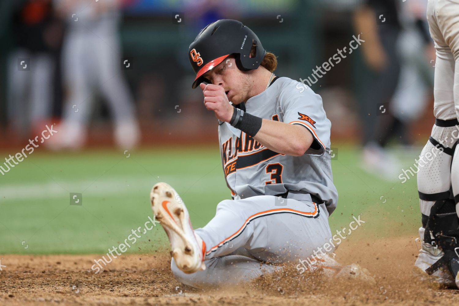 Carson Benge 3 Oklahoma State Slides Editorial Stock Photo - Stock ...