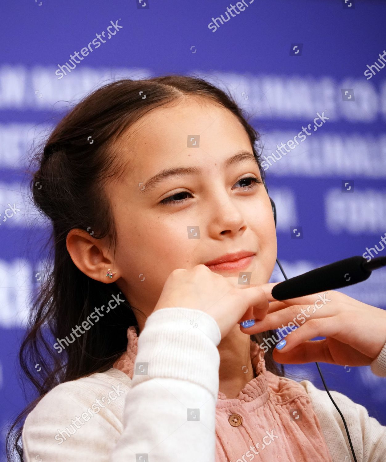 Actor Naima Senties Attends Press Conference Editorial Stock Photo ...