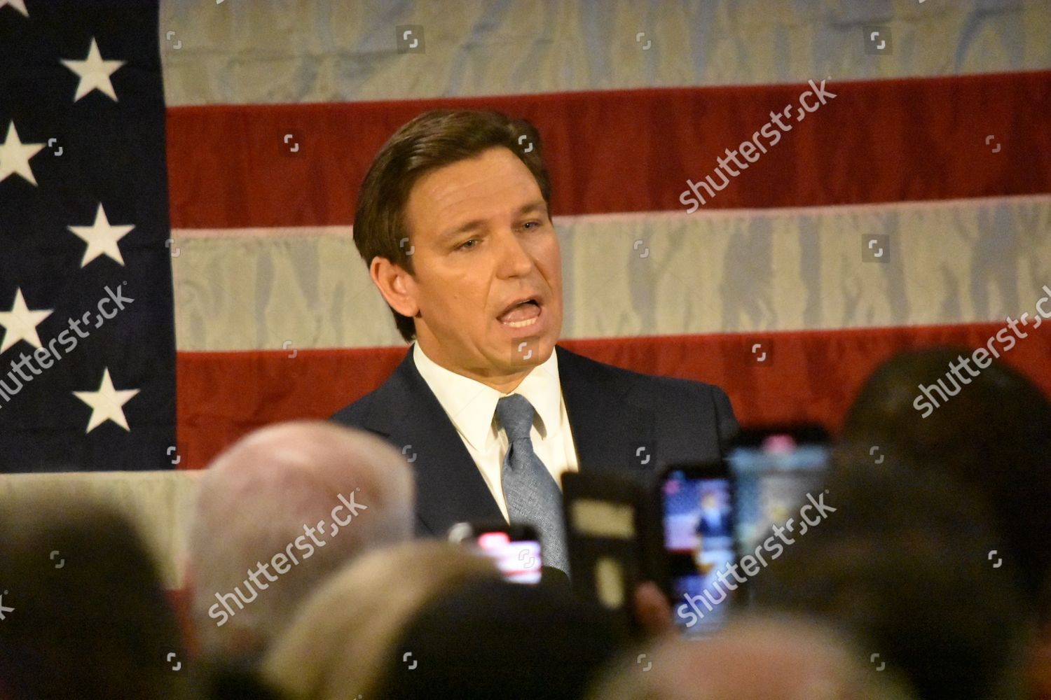 Governor Florida Ron Desantis Delivers Remarks Editorial Stock Photo ...