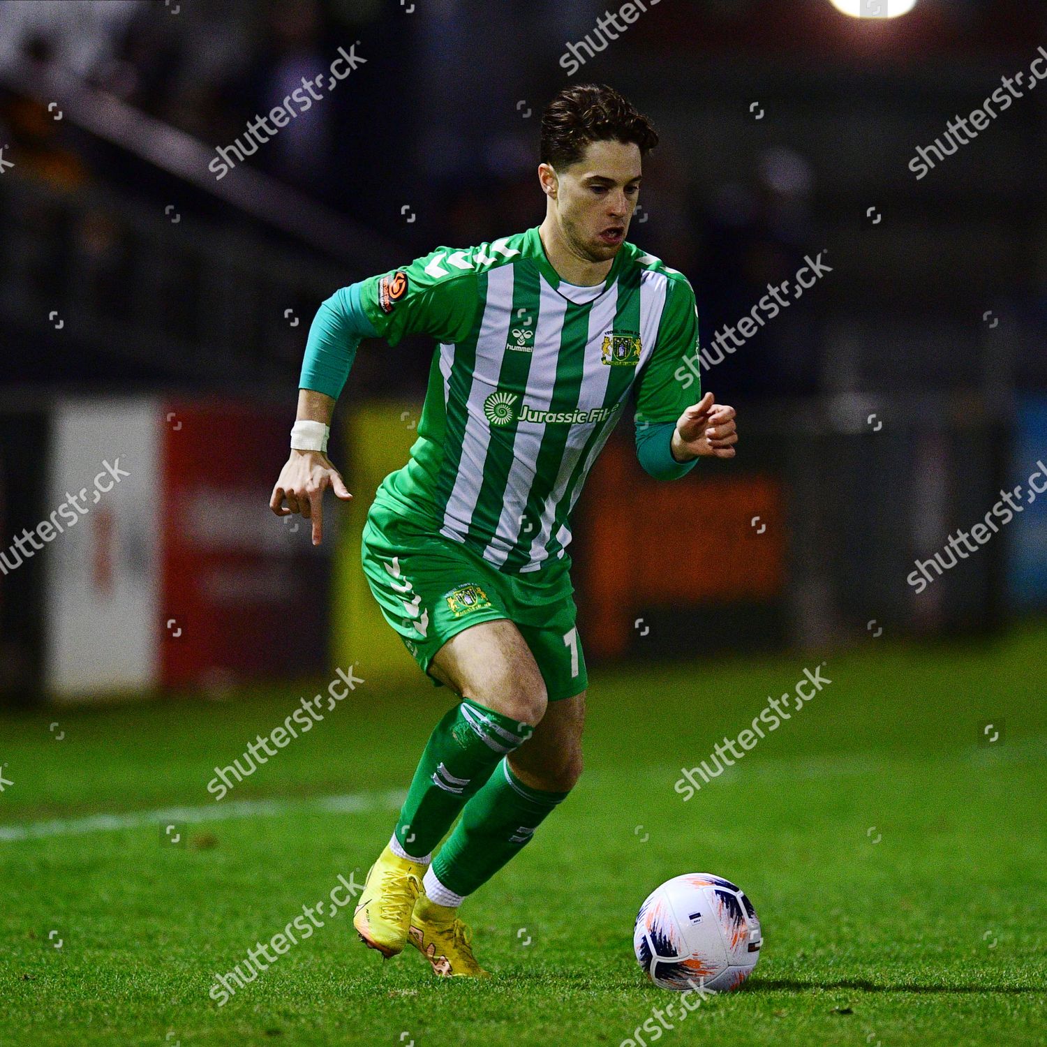 Jordan Young Yeovil Town Possession During Editorial Stock Photo ...