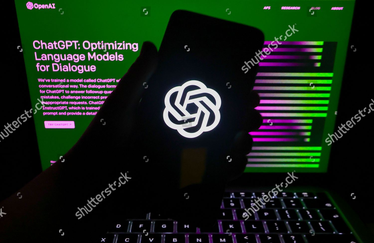 Chatgpt Openai Emblem Displayed On Mobile Editorial Stock Photo - Stock ...