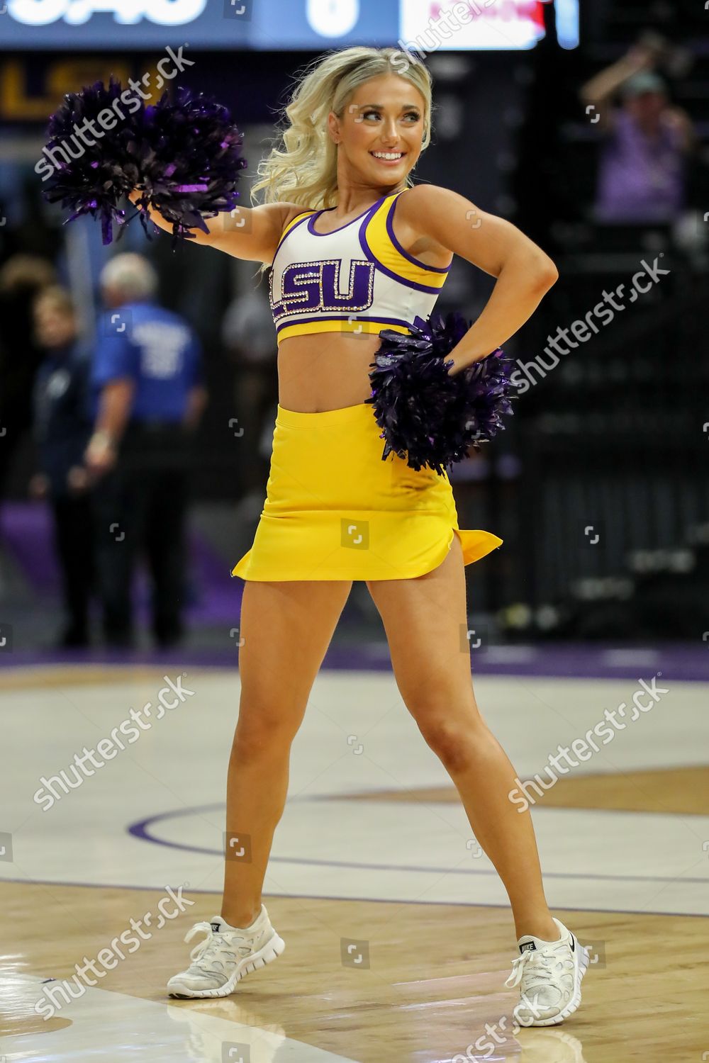 Lsu Tiger Girl Darah Haidet Performs Editorial Stock Photo - Stock ...