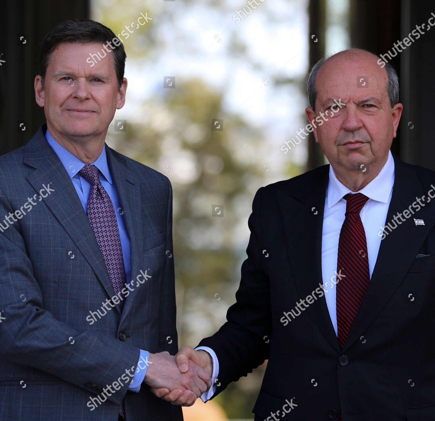Turkish Cypriot Leader Ersin Tatar Right Editorial Stock Photo - Stock ...