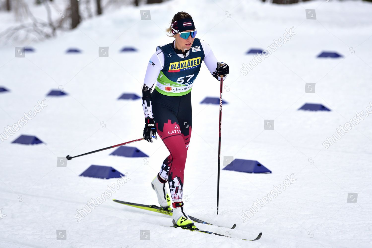 Kitija Auzina Latvia Action During Womens Editorial Stock Photo - Stock ...
