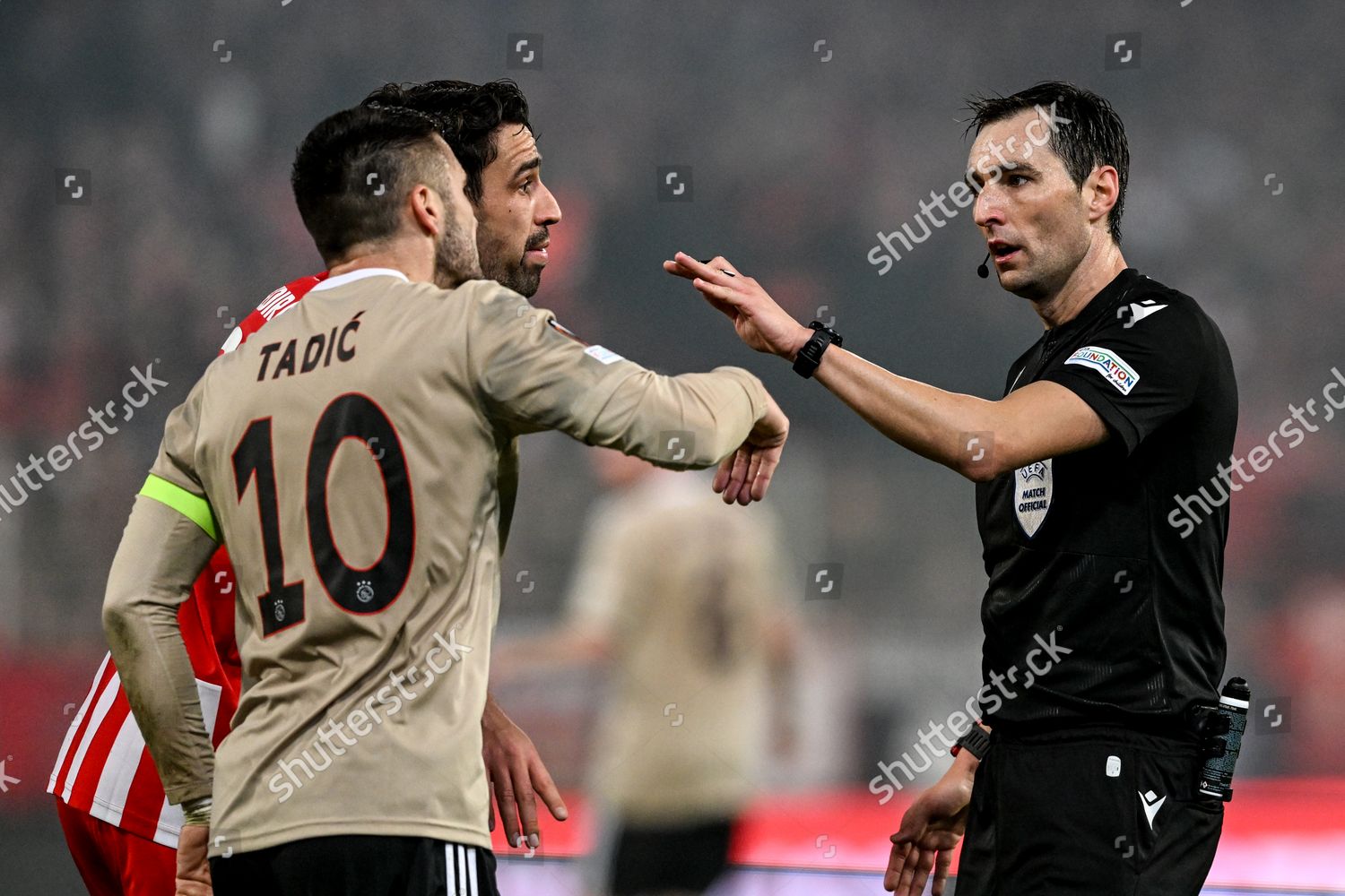 Referee Ricardo De Burgos R Talks Editorial Stock Photo - Stock Image ...