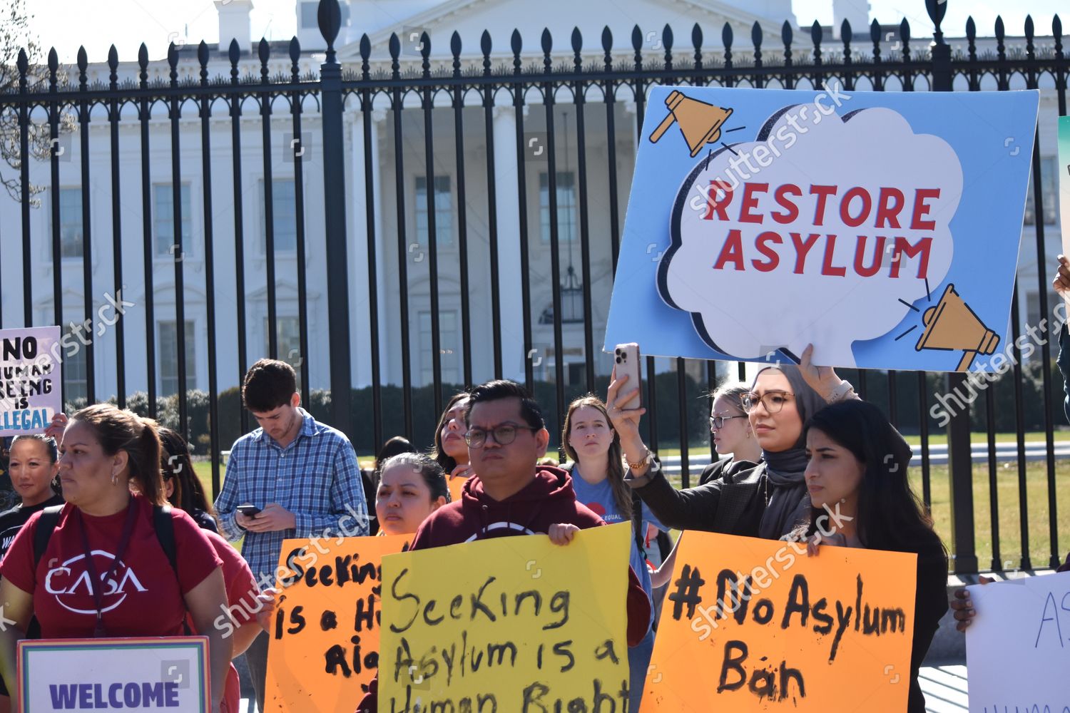 Welcome Dignity Campaign Holds Protest Rally Editorial Stock Photo ...