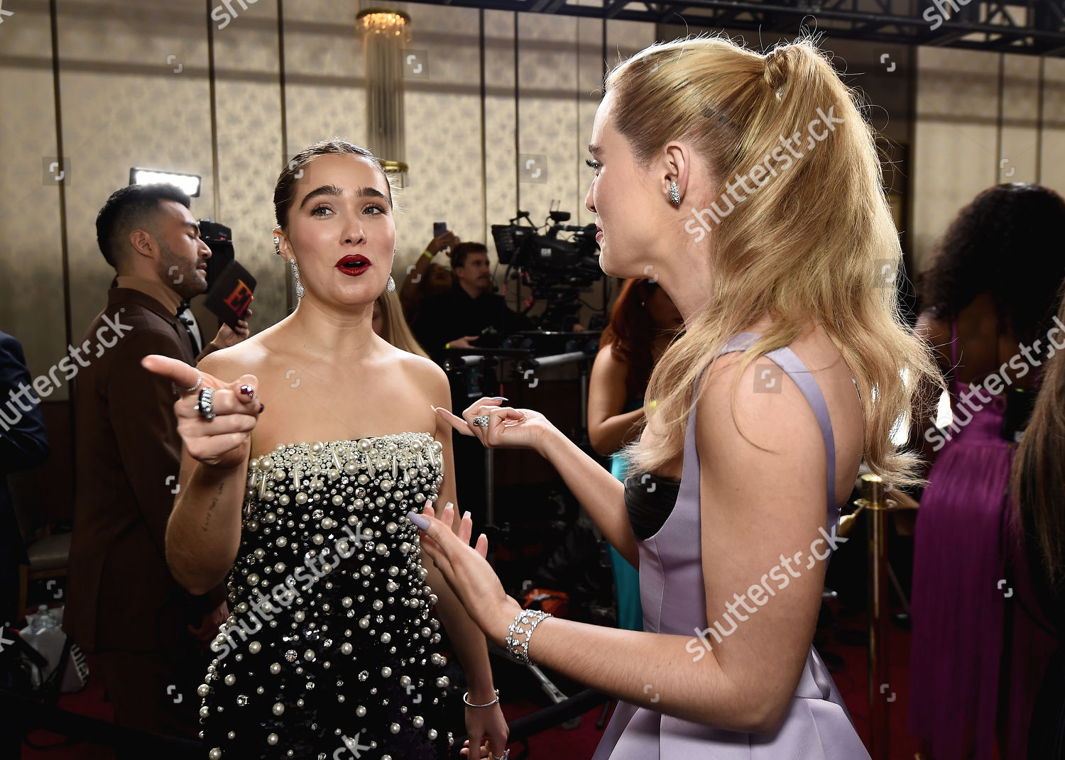 Haley Lu Richardson Kathryn Newton Editorial Stock Photo - Stock Image ...