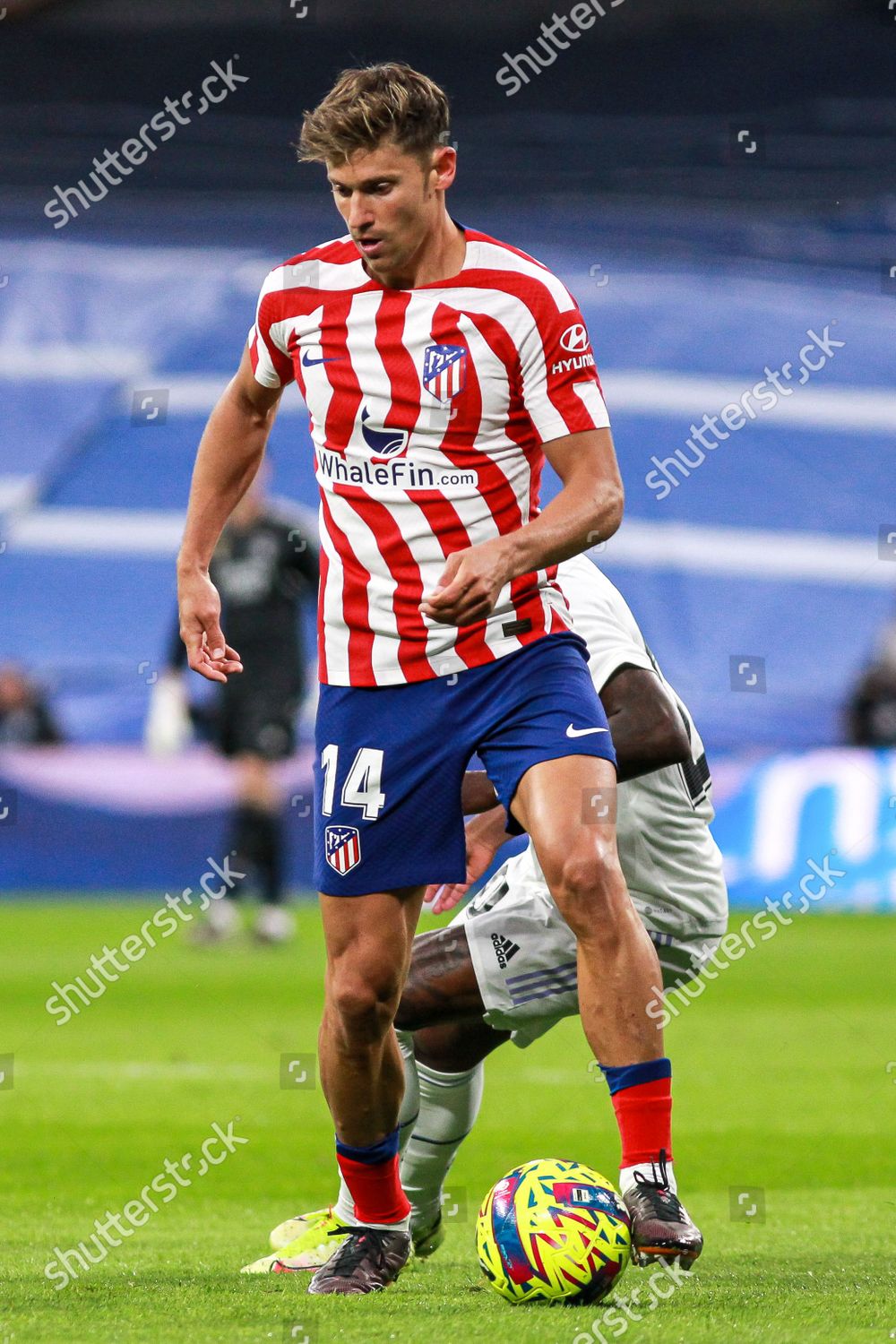 Marcos Llorente Atletico De Madrid Vinicius Editorial Stock Photo ...
