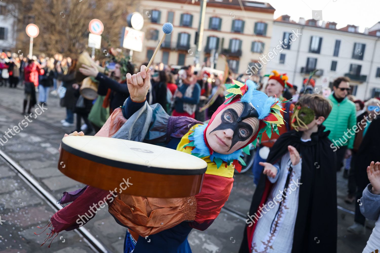 Milan Italy News Celebrations Ambrosian Carnival Editorial Stock Photo - Stock Image | Shutterstock