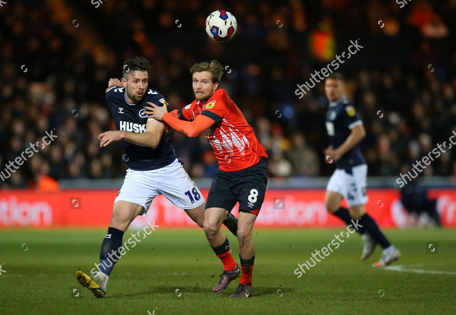 Ryan Leonard Millwall Luke Berry Luton Editorial Stock Photo - Stock ...