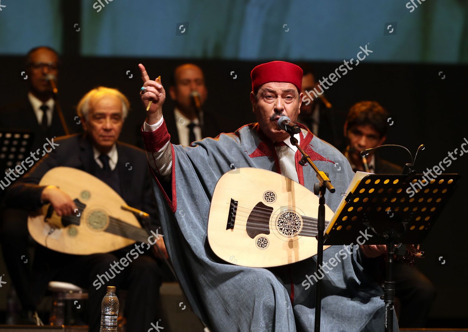 Tunisian Singer Lotfi Bouchnak Performs During Editorial Stock Photo ...
