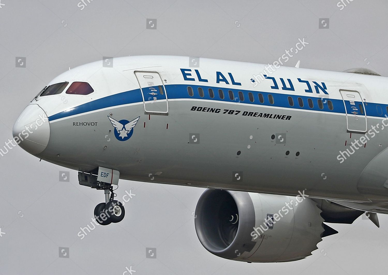 Boeing 7879 Dreamliner El Al Retro Editorial Stock Photo - Stock Image ...