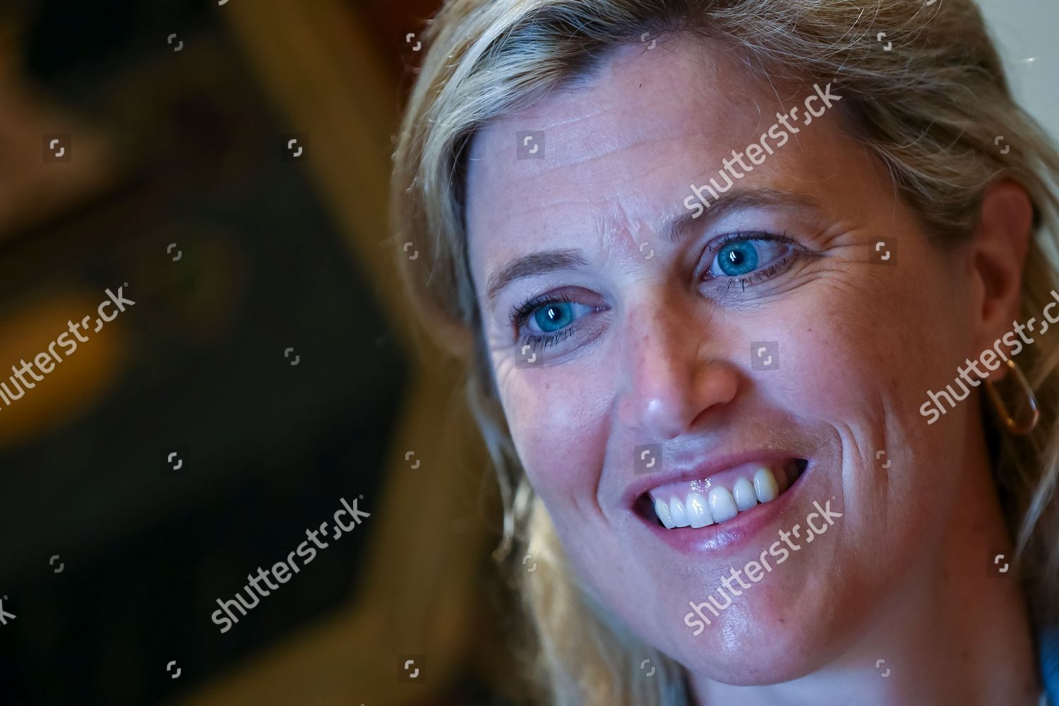 Belgian Minister Interior Annelies Verlinden Speaks Editorial Stock ...