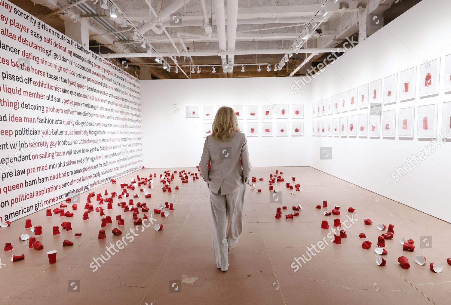 Artist Paula Crown Walks Through Solotogether Editorial Stock Photo ...