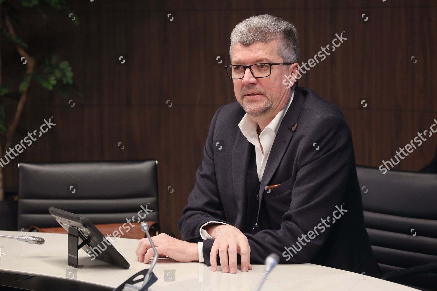 Rbfa Referees Chief Herbert Fandel Pictured Editorial Stock Photo ...