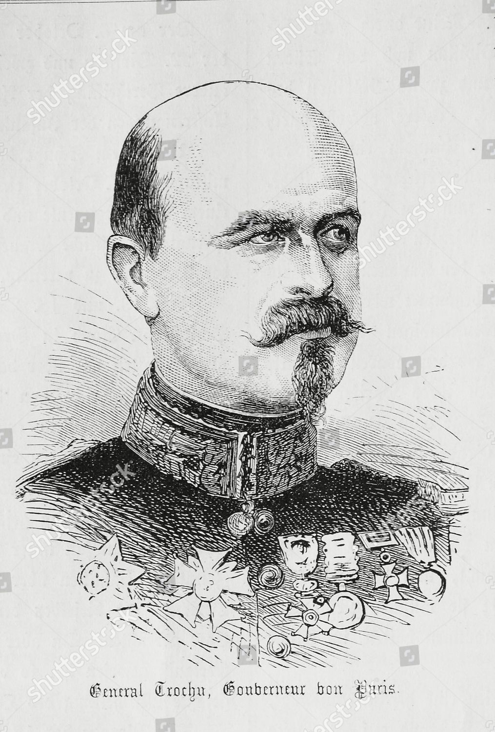 Gerneral Louis Jules Trochu French General Editorial Stock Photo ...