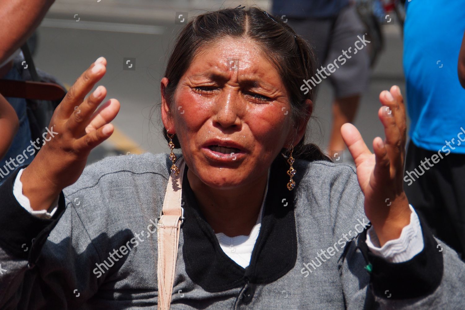 Woman Crying When Group Indigenous Women Editorial Stock Photo - Stock ...