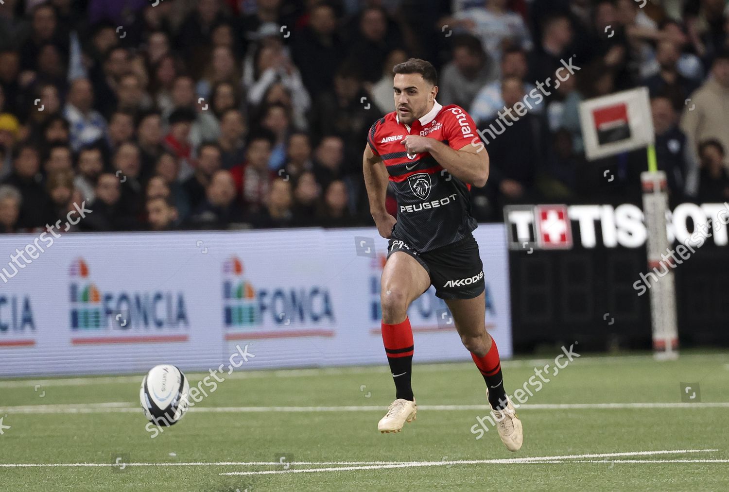 Melvyn Jaminet Stade Toulousain During French Editorial Stock Photo ...