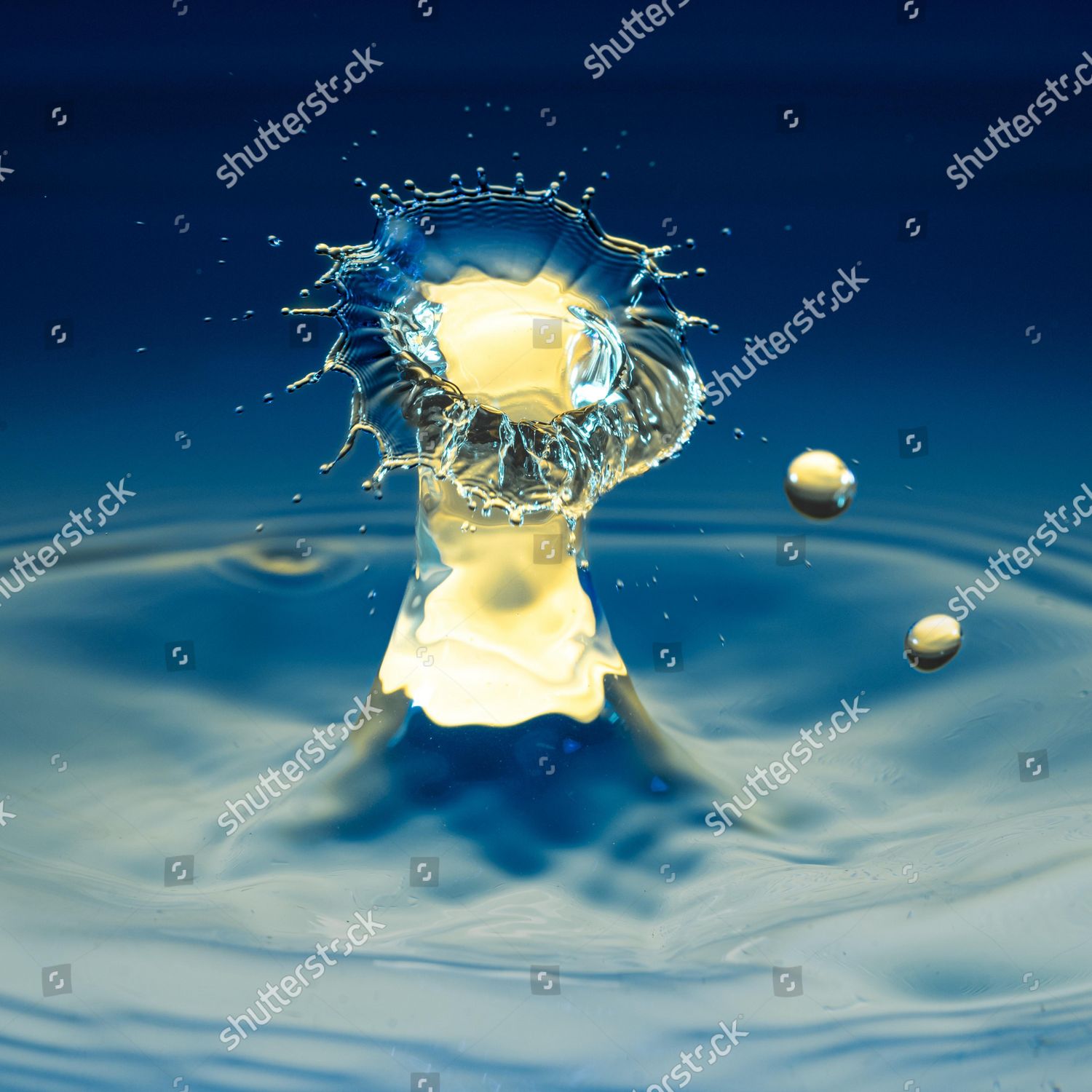 Macro Photography Water Drops Editorial Stock Photo - Stock Image ...
