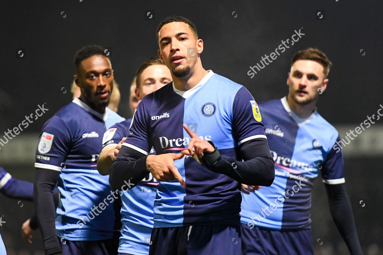 Goal Wycombe Wanderers Defender Chris Forino Editorial Stock Photo ...