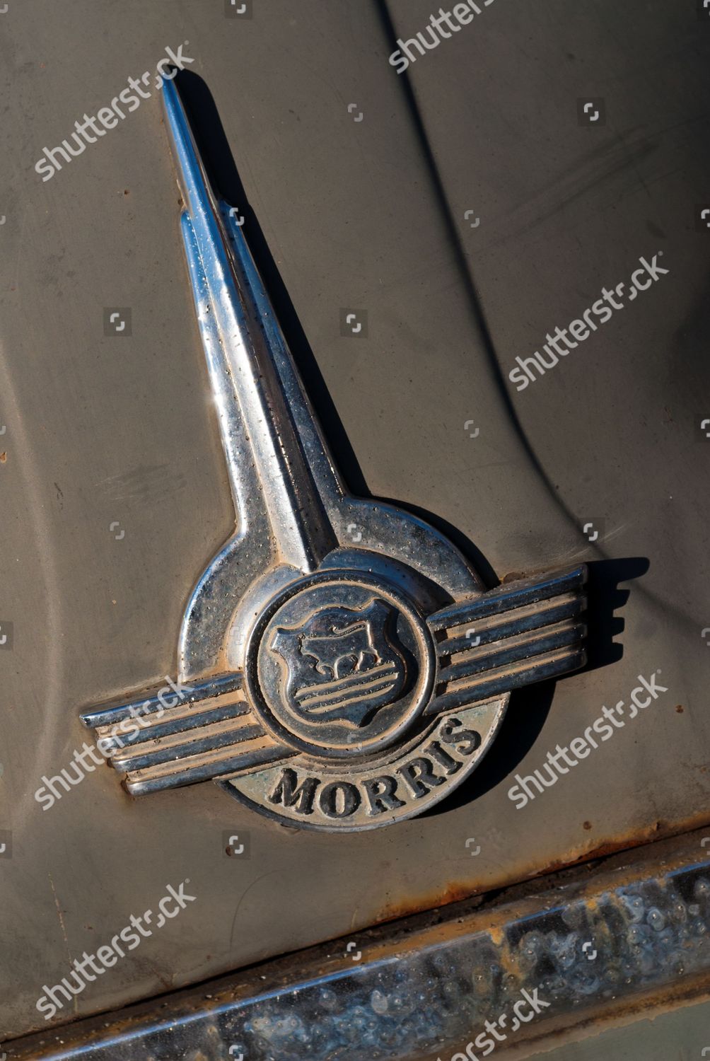 Morris Minor 19481971 Badge Detail Editorial Stock Photo - Stock Image ...