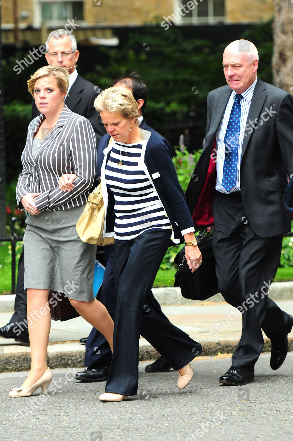 Gemma Sally Bob Dowler Arriving Downing Editorial Stock Photo - Stock ...