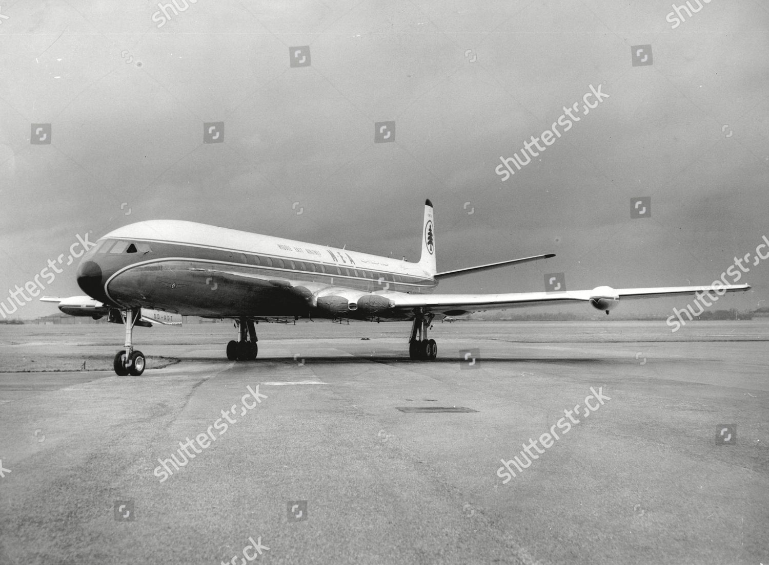 De Havilland Comet Aircraft Built Chester Editorial Stock Photo - Stock ...