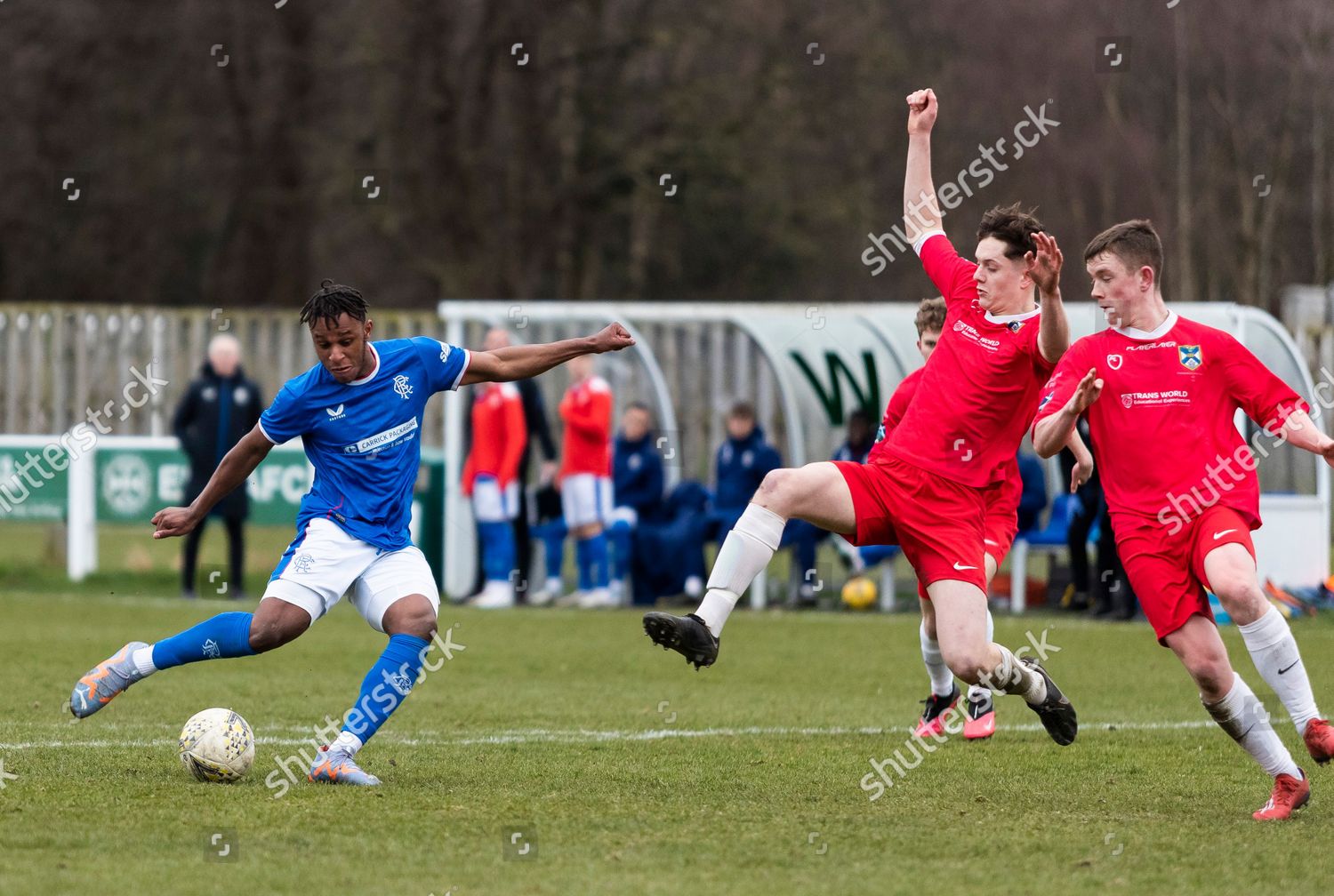 Rangers B Team Forward Zak Lovelace Editorial Stock Photo - Stock Image ...