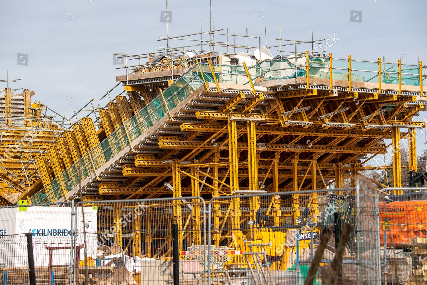 Hs2 High Speed Rail 2 Construction Editorial Stock Photo - Stock Image ...