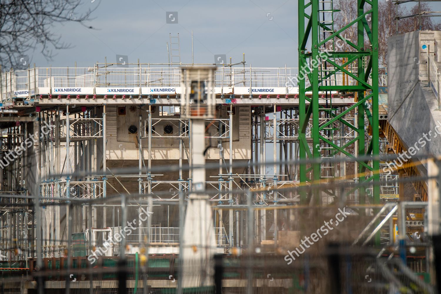 Hs2 High Speed Rail 2 Construction Editorial Stock Photo - Stock Image ...