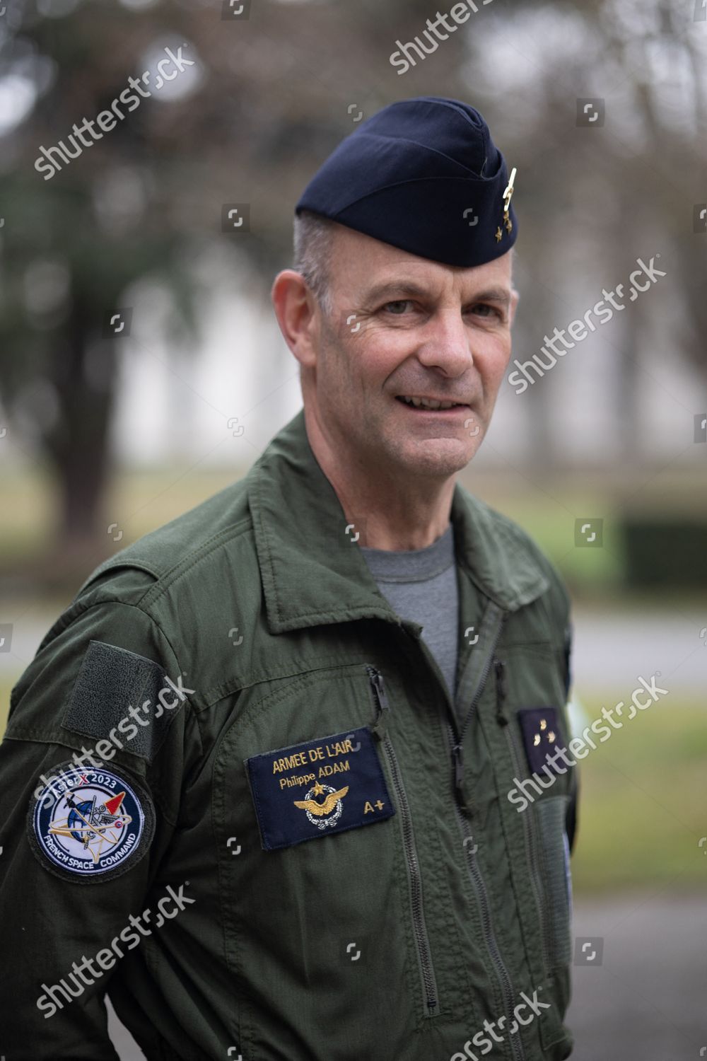 Portrait General Philippe Adam During Presentation Editorial Stock ...