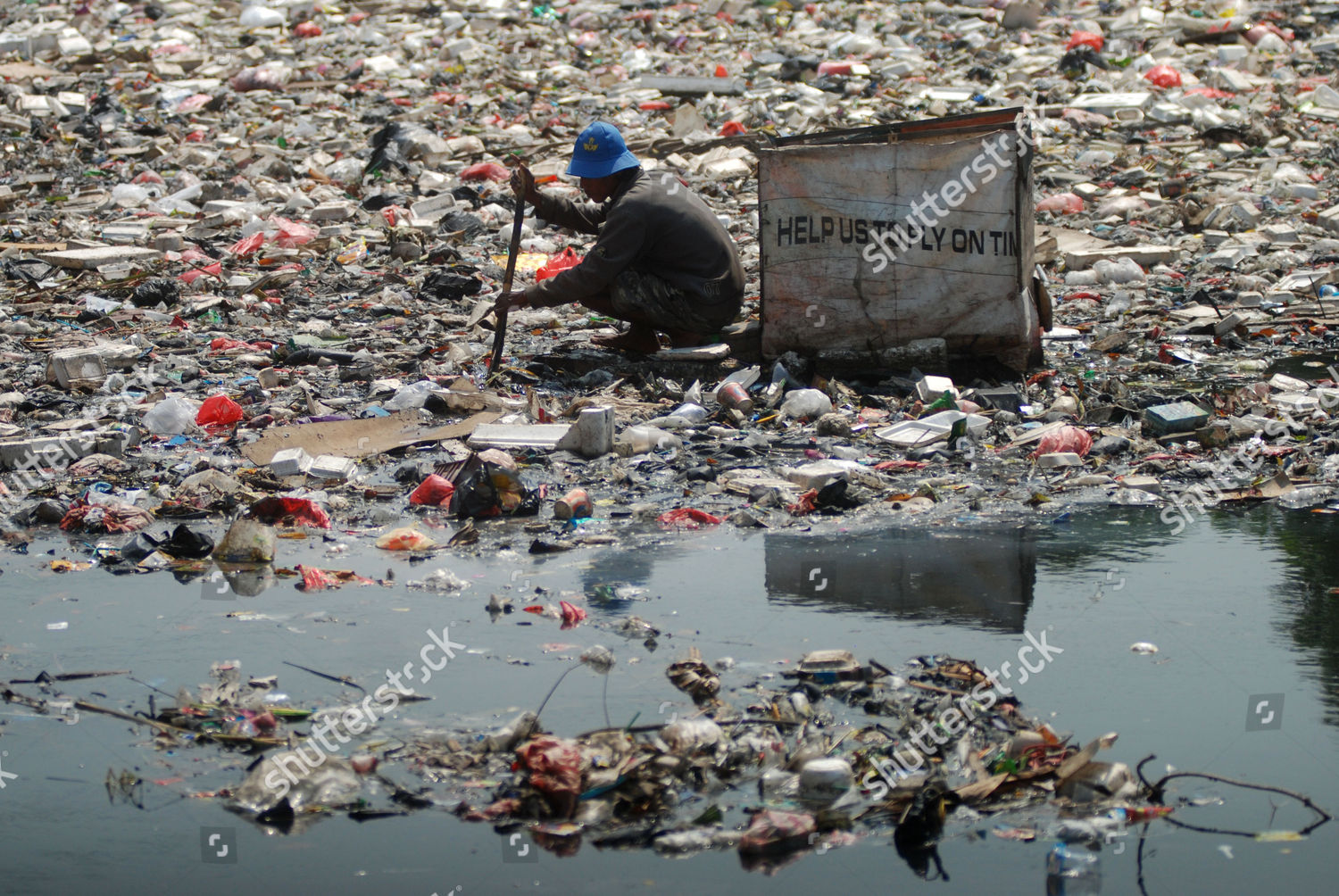 Garbage Scavenger Trawling Useful Items Editorial Stock Photo - Stock ...