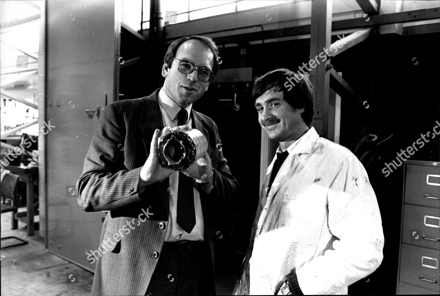 Ken Smart Steve Mars Investigating Aircraft Editorial Stock Photo ...