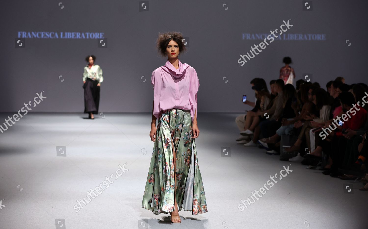 Model Presents Creation Collection By Francesca Editorial Stock Photo ...