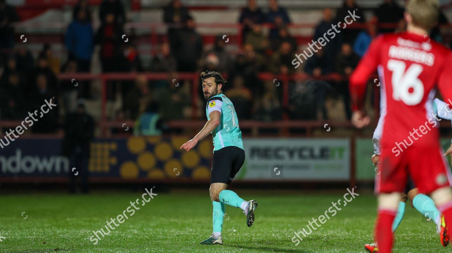 Portsmouth Defender Joe Rafferty 17 During Editorial Stock Photo ...