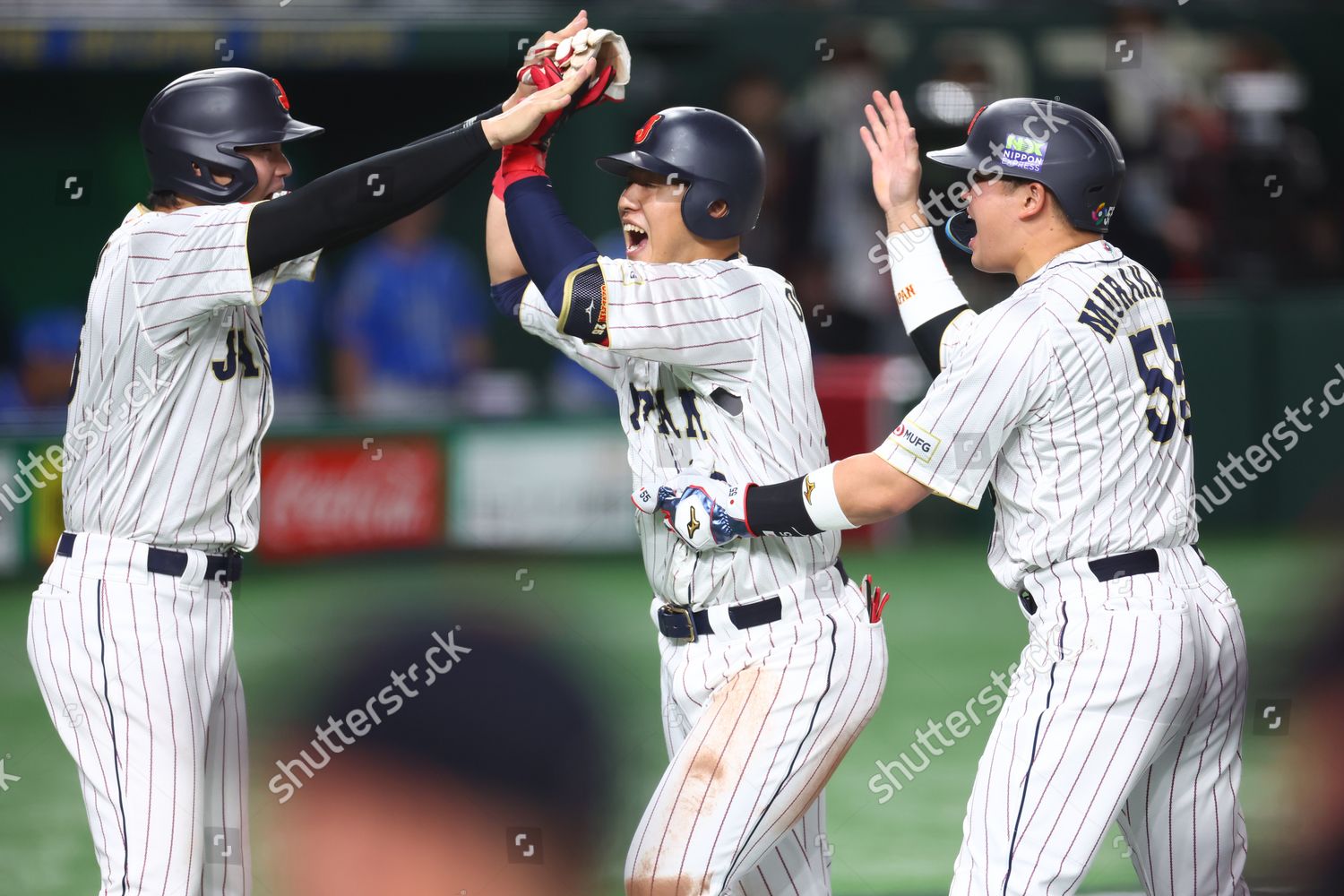 Lr Shohei Ohtani Kazuma Okamoto Munetaka Editorial Stock Photo - Stock ...