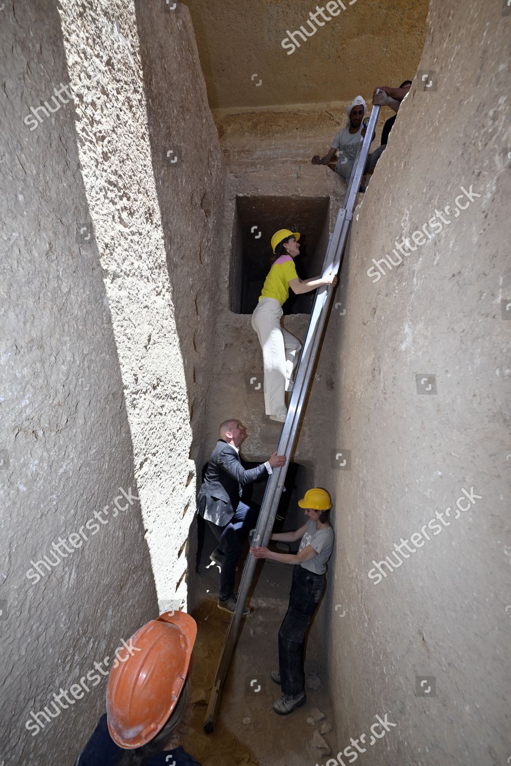Crown Princess Elisabeth Descends Ladder During Editorial Stock Photo ...